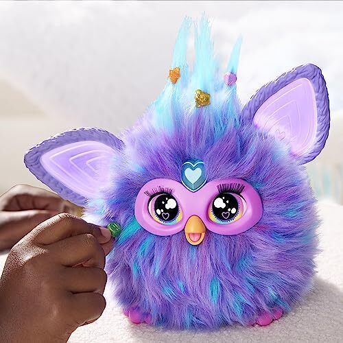 Furby Purple 15 Fashion Accessories Interactive Plush Toys for 6 Year ...