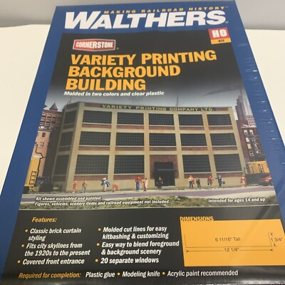 HO Scale Walthers Cornerstone 933-3161 Variety Printing Background ...