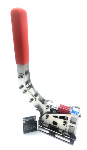 SIMUBOX SimRacing Dual Position Load Cell Handbrake 200KG Load Cell RED ...