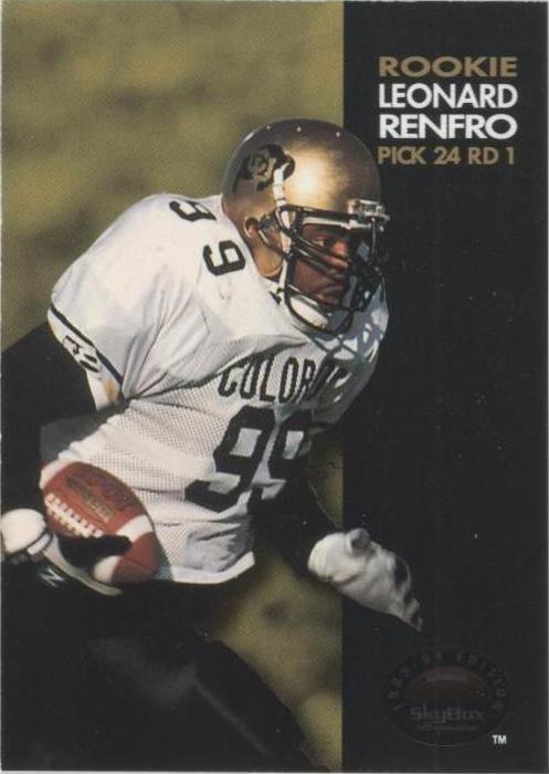 1993 Skybox Premium - Leonard Renfro #252 (RC) for sale online | eBay