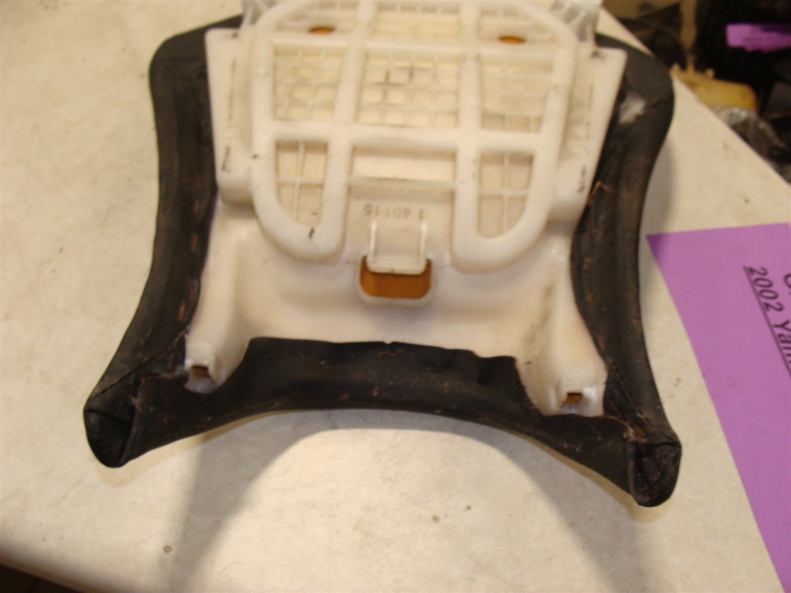 2002 YAMAHA R6 YZFR6 600 main front seat oem original saddle cover base ...