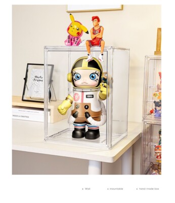 Figurine Display Box Clear Acrylic Figure Stand Toy Figure Display ...