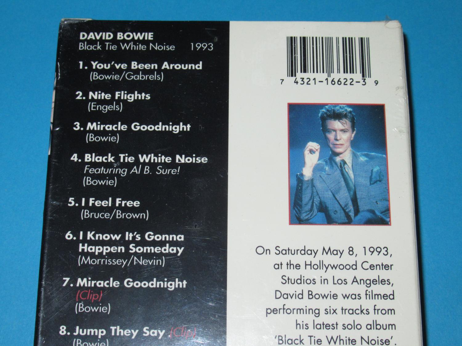 David Bowie / Black Tie White Noise (US 1993, BMG Video 16622-3) - NTSC ...