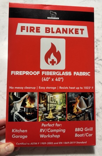 ADAMAX INC 40 in. x 40 in. Fire Blanket | eBay