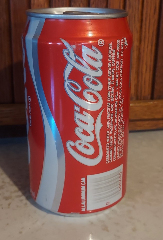 Vintage Original NEW Coke Aluminum Can Coca Cola 1980s Sealed Almost ...