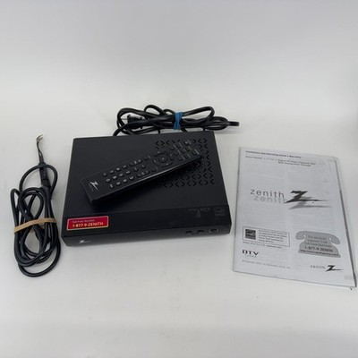 Zenith Digital TV Converter Box DTT901 Antenna Tuner Converter w ...