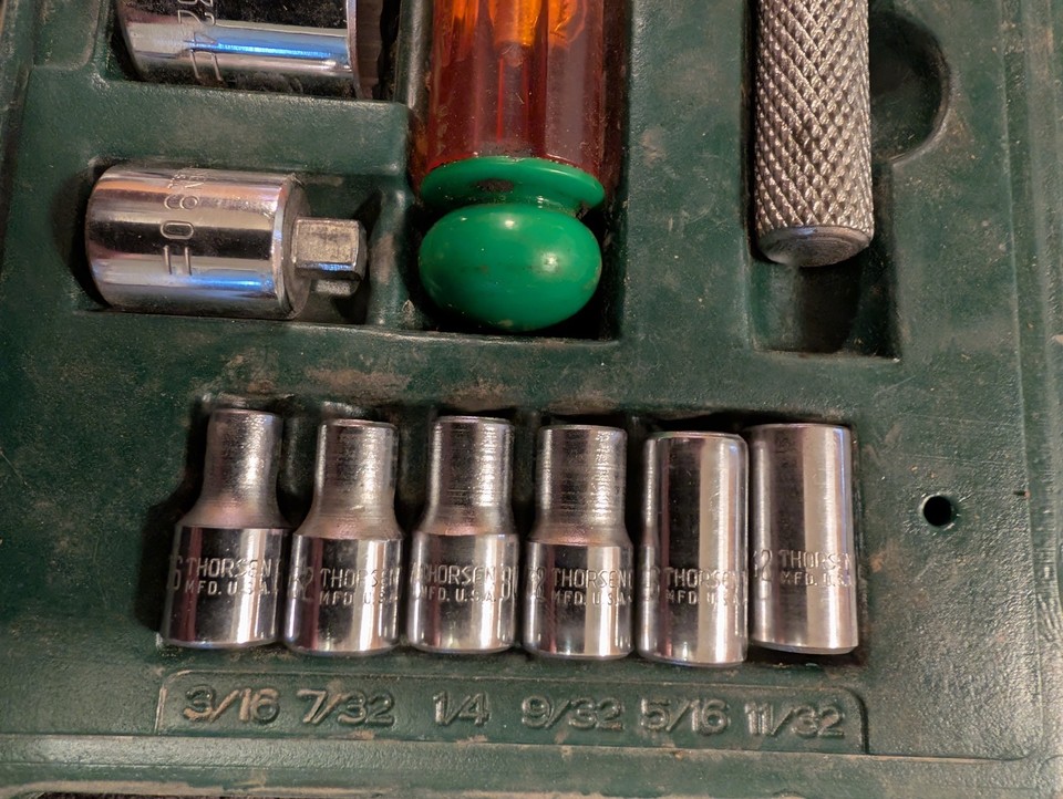 Lot Of Three Vintage Socket Sets. Thorsen, Sparta, O-Ratchet. | eBay