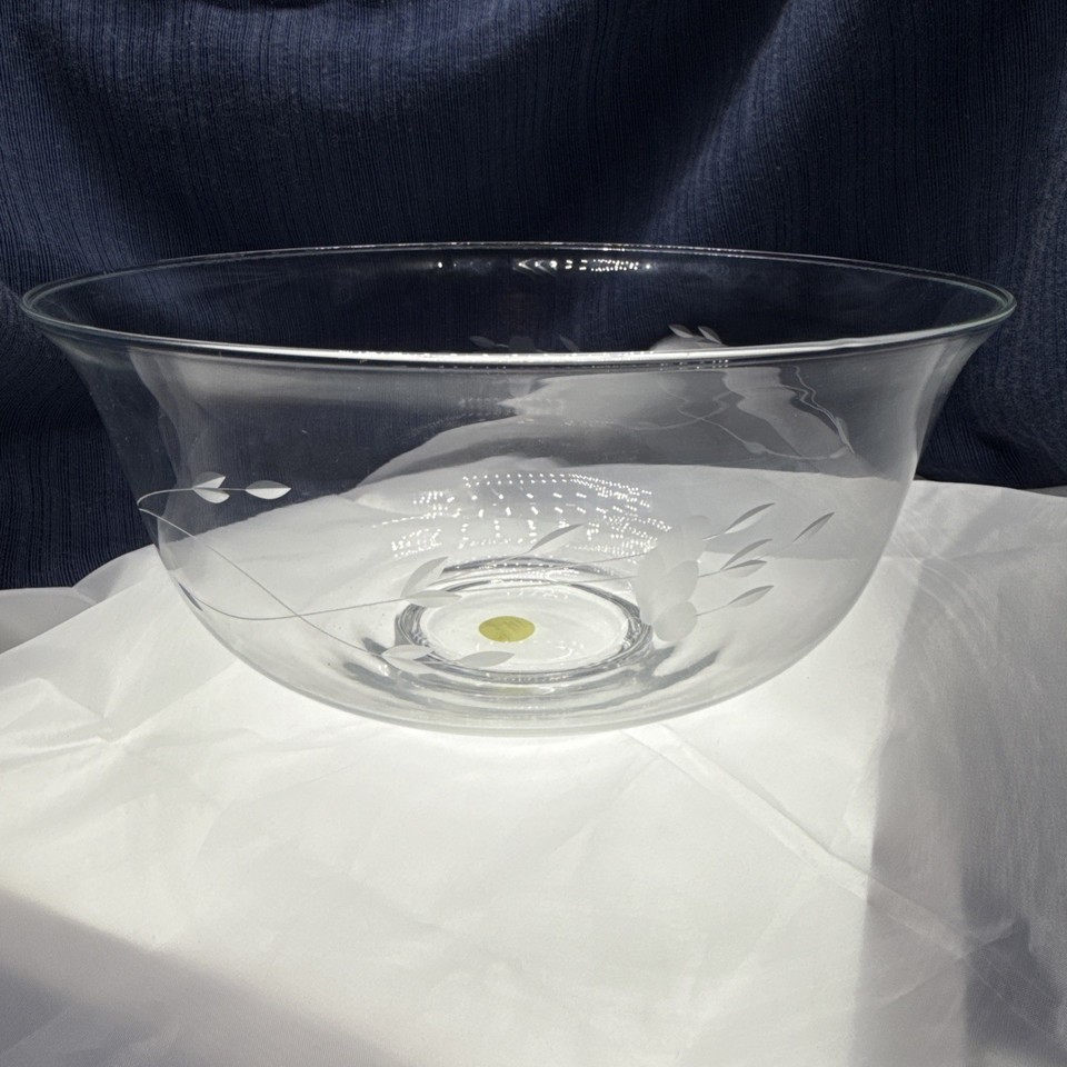 Princess House Heritage Handblown Crystal 10" Revere Bowl # 441 ...