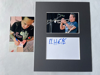 EL HEFE 'NOFX' In-person signed passe-partout 10x12 autograph + proof ...