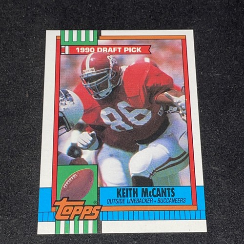 FREE SHIPPING-MINT-1990 Topps #399 Keith McCants Tampa Bay Buccaneers ...