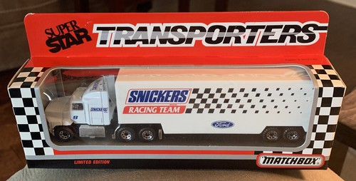 Matchbox Super Star Transporters Snickers Racing Team Nascar Hauler ...