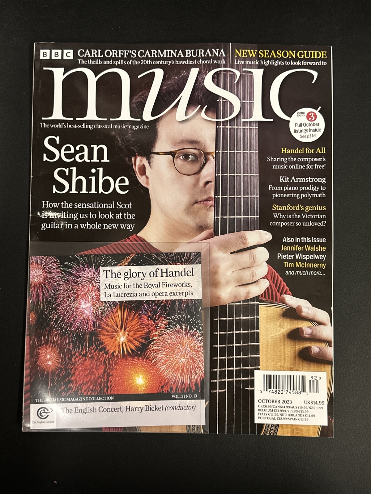 BBC Music magazine Oct 2023 Sean Shibe Scots guitarist Glory of Handel ...