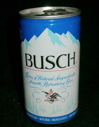 RARE Busch Beer Vintage Ring Top EXTRUDED STEEL, Merrimack New Hamp ...