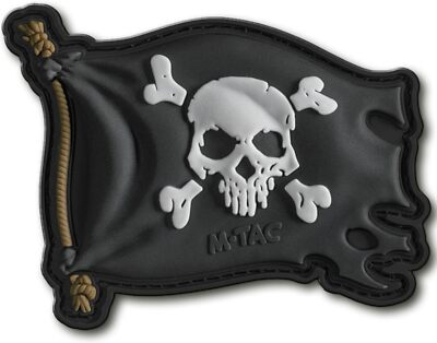 M-Tac Morale Patch Jolly Roger Pirate Flag - PVC Patches for Vest, Black | eBay
