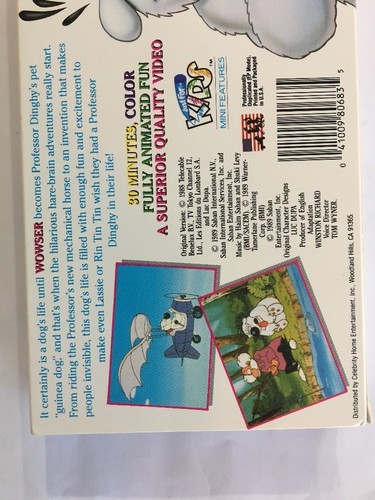 Wowser: Wild and Wooly Wowser VHS-TESTED-RARE VINTAGE COLLECTIBLE-SHIPS ...