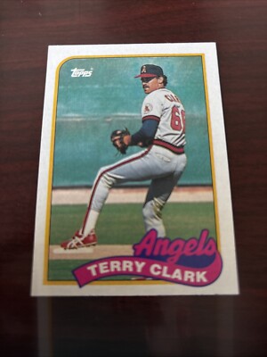 1989 Topps Terry Clark #129 California Angels RC Rookie | eBay