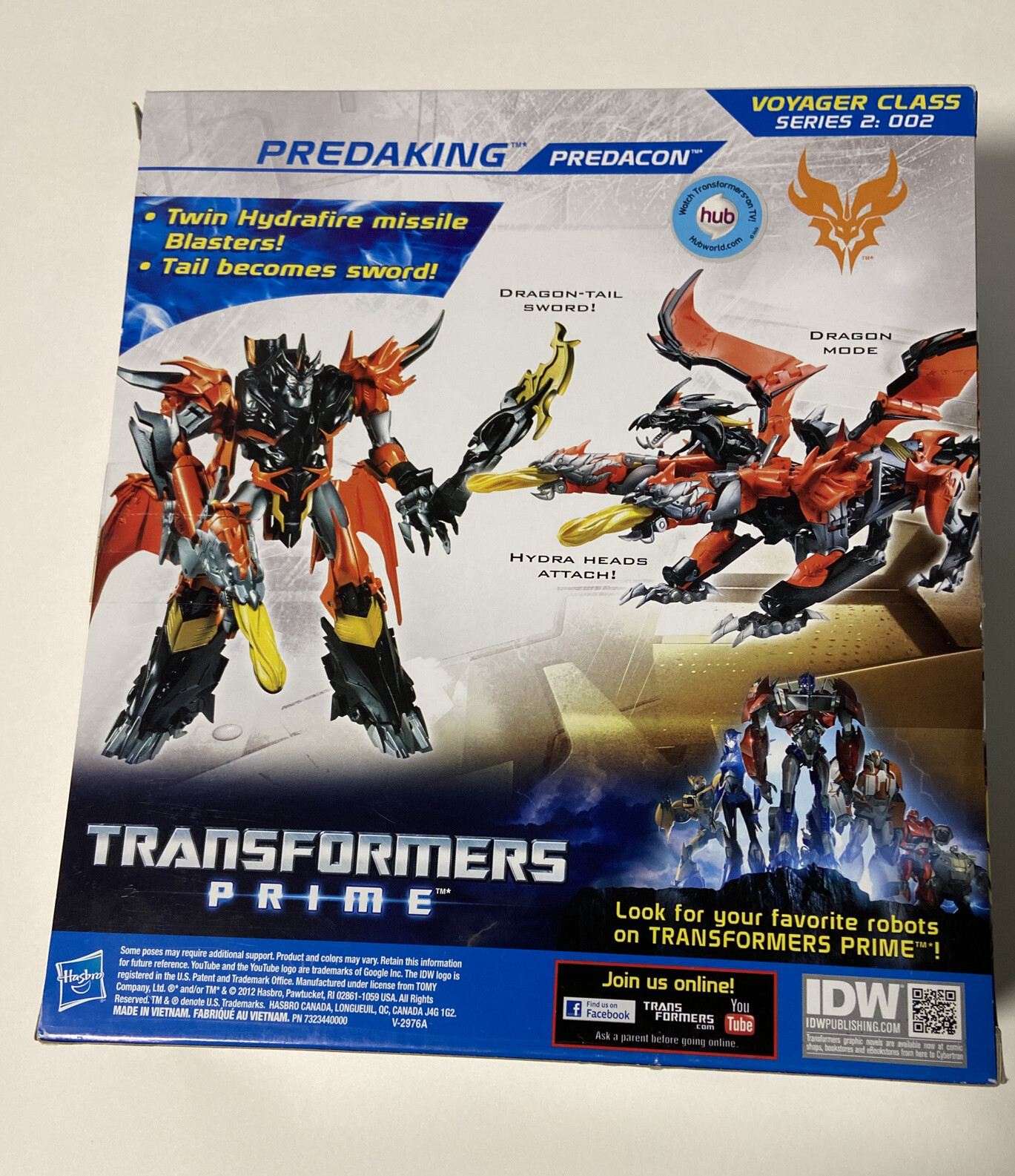 Transformers Prime Beast Hunters Predaking Leader Class