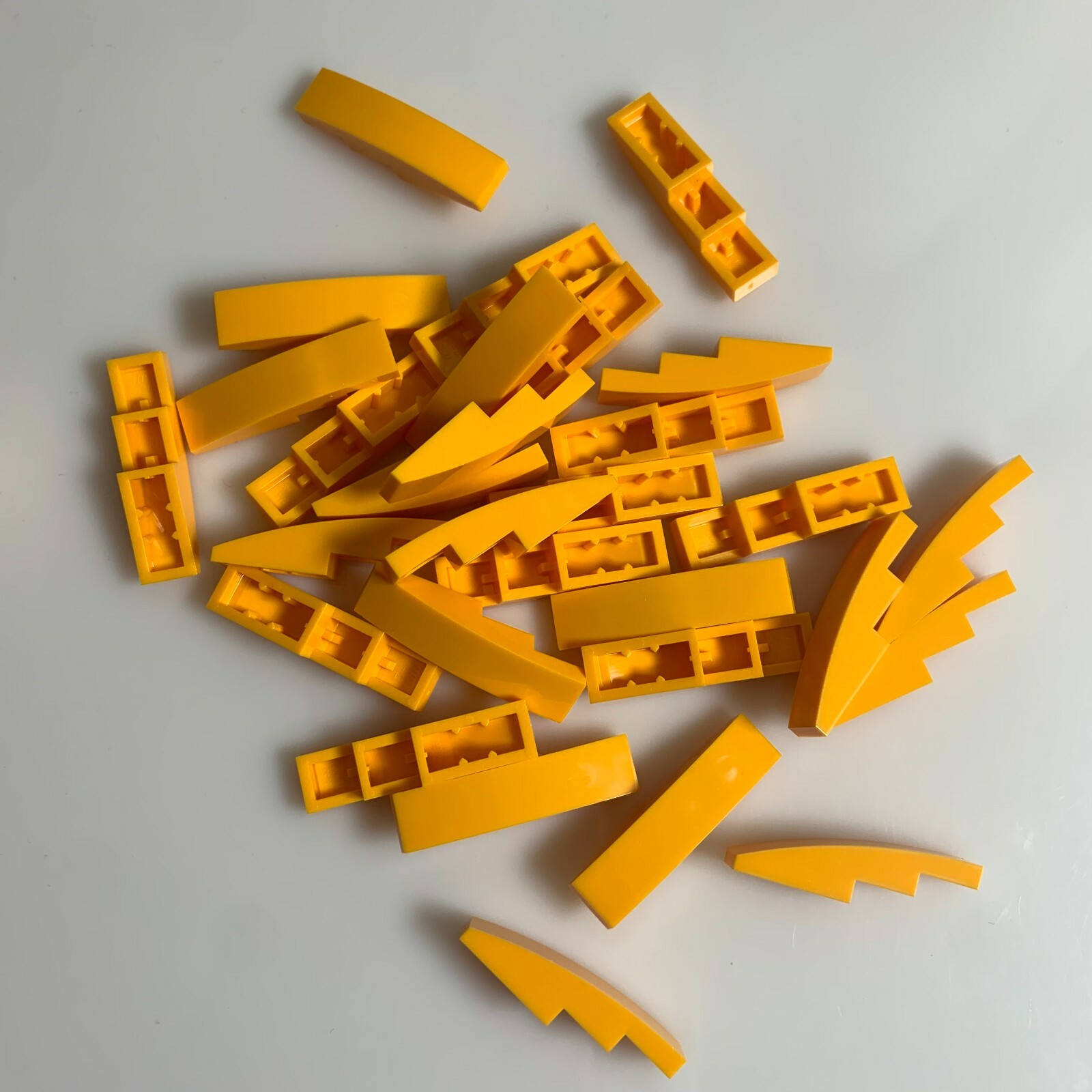30 per lot NEW LEGO Flame Yellowish Orange 1x4 Brick w/Bow (11153/ ...