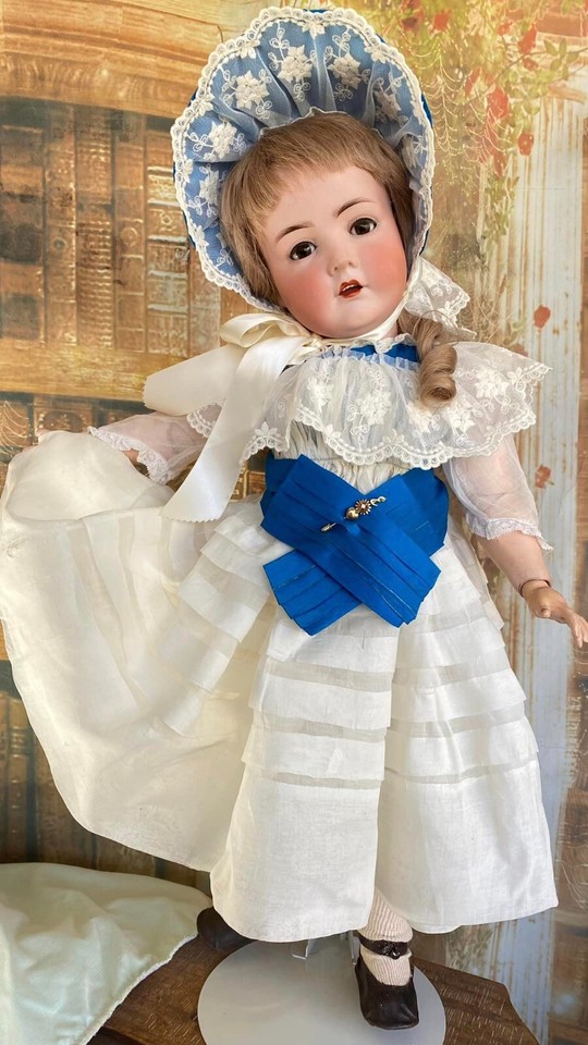 28" Antique German Doll Cuno Otto Dressel Kesnter Hilda K * R Mein ...