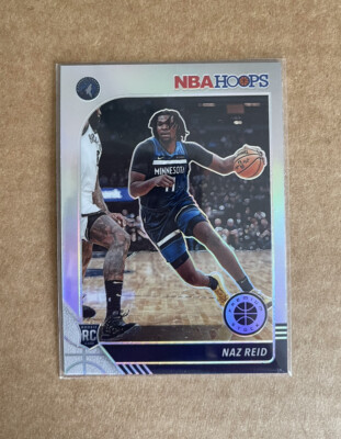 2019-20 NBA Hoops Premium Stock Naz Reid RC Rookie #253 🔥 SILVER PRIZM ...