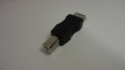 Standard USB Type A Female to Square USB Type B Male Printer Adapter ...