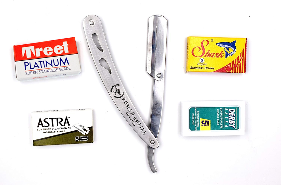 Roman Empire Shaving Mars Shavette Razor with 20 Blades | eBay