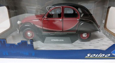 Citroën 2CV6 Charleston Ente rot schwarz S1805013 Solido 1:18 NEU OVP ...
