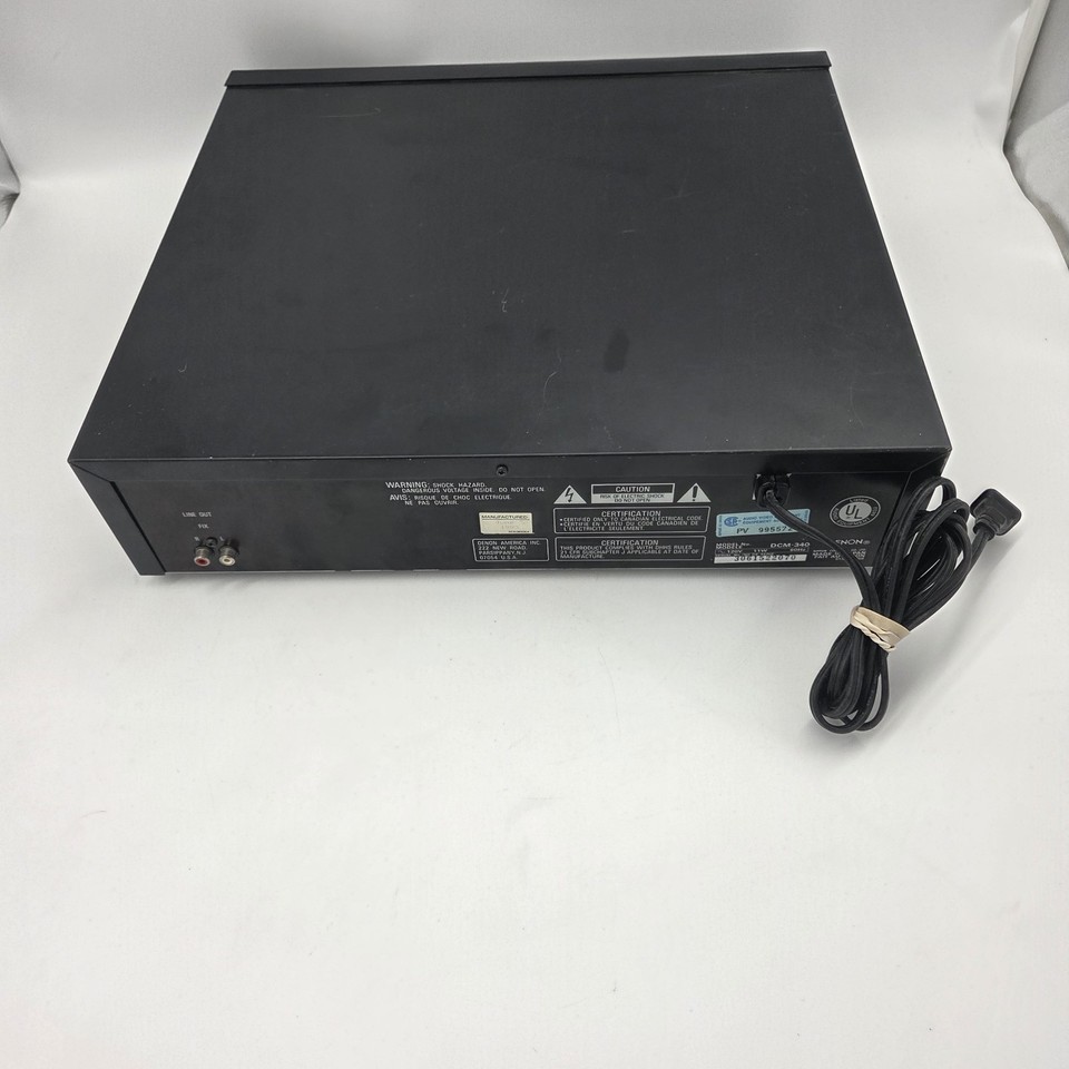 Denon DCM-340 Compact Disc Player 5-CD Changer - Tested & Working Great ...