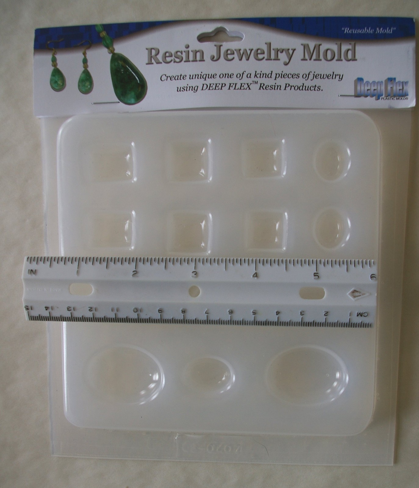 Resin Jewelry Reusable Plastic Mold Deep Flex ~6" x 7" Select Type | eBay