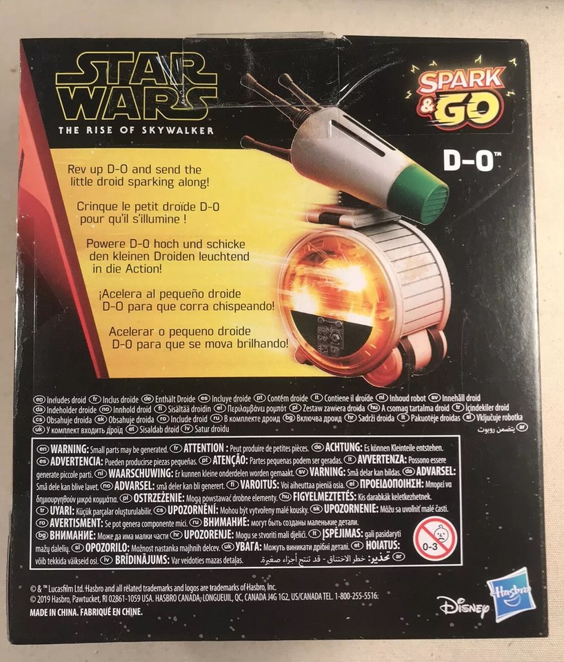 Star Wars Spark and Go D-O Rolling Droid Rev-and-Go Toy 630509868384| eBay