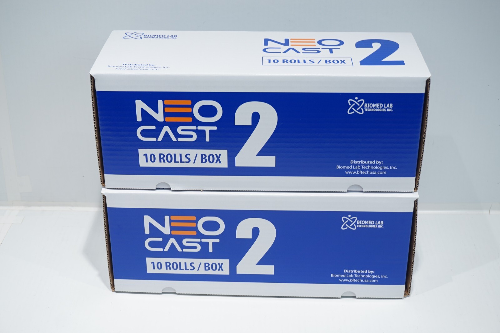 2 BOXES - NEO CAST 2 FIBERGLASS CASTING TAPE 2" X 4YD (10 ROLLS per BOX ...