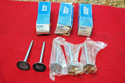 69 70 MUSTANG BOSS 302 NOS EXHAUST VALVES (5) IN ORIGNAL BOXES CORRECT ...