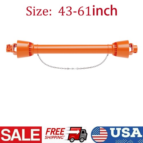 PTO Drive Shaft 1-3/8" PTO Shaft,43"-61" Brush Hog PTO Shaft for Bush ...