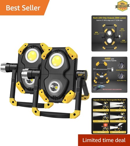 Professional-Grade 6000 Lumen Magnetic LED Work Lights - Perfect for ...