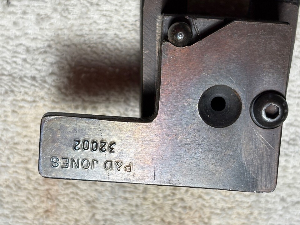 Paul Jones lathe bored 32-40 bullet mold with handles. 321 dia. Spitzer ...