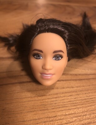 Barbie Doll Head for OOAK Projects Pretty Brunette Barbie Doll Head | eBay
