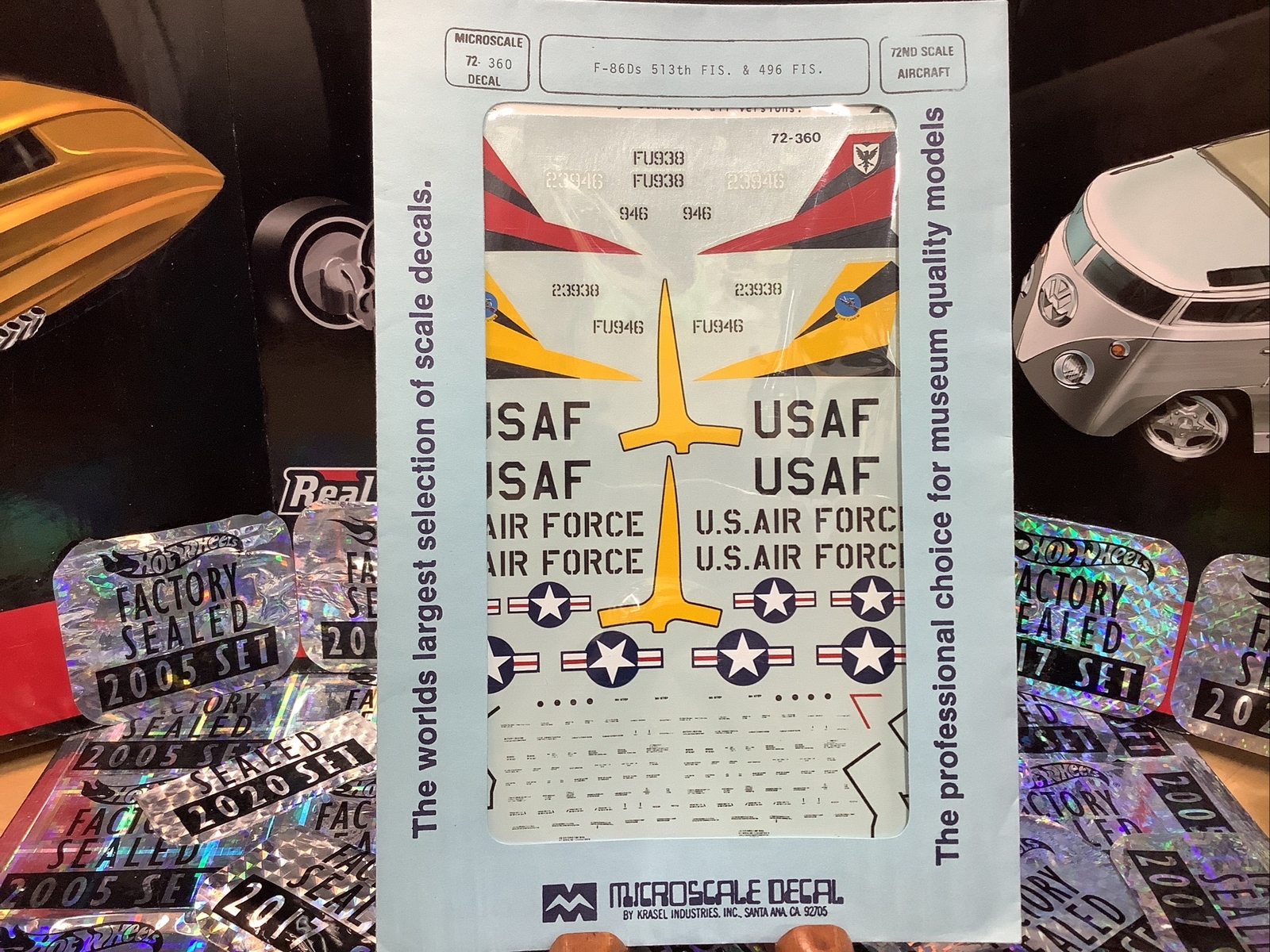Microscale Decal 72-360 F-86Ds 513th FIS & 496 FIS | eBay