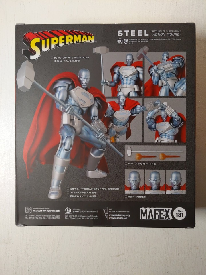 Mafex Steel No. 181 The Return of Superman Action Figure Medicom Toy ...