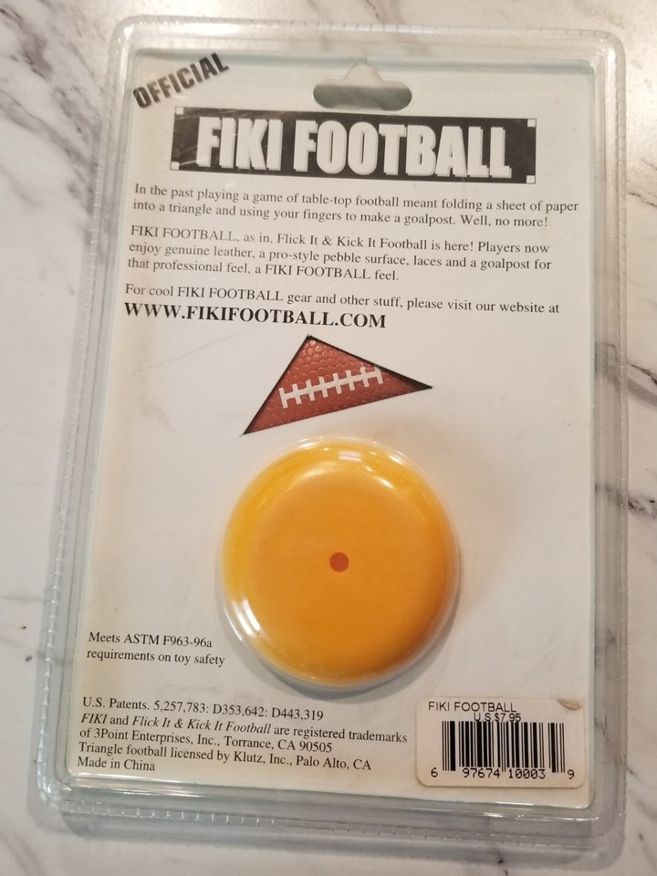 OFFICIAL FIKI FOOTBALL Flick It & Kick It Tabletop Football | eBay