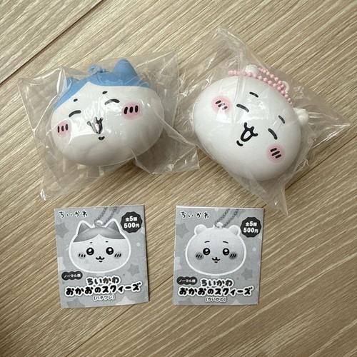 Chiikawa Hachiwara Face Squeeze Toy Smiling Expression Soft Squishy ...