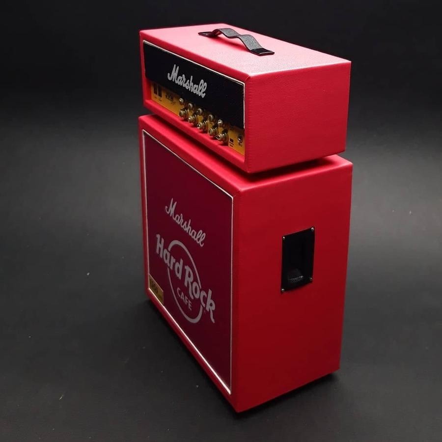 NEW Miniature Amp Stack 1/6 Scale Marshall Style Hard Rock 2-Stack ...