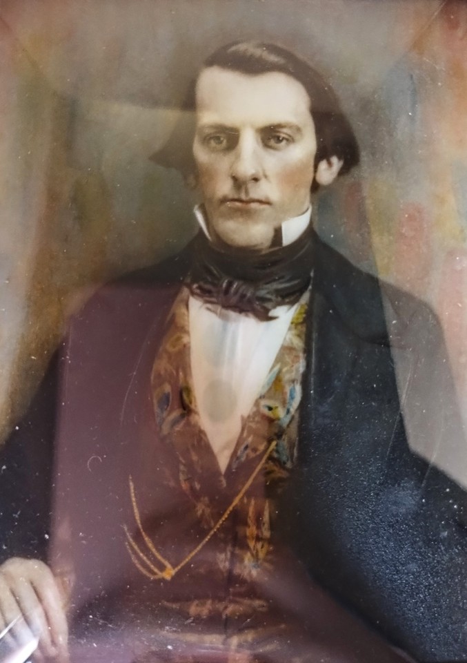 Antique Vintage Miniature Portrait Painting | eBay