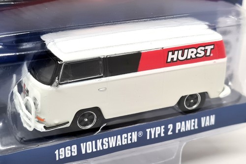 Greenlight 1/64 Volkswagen Type 2 Panel Van Hurst 1969 Diecast Model ...