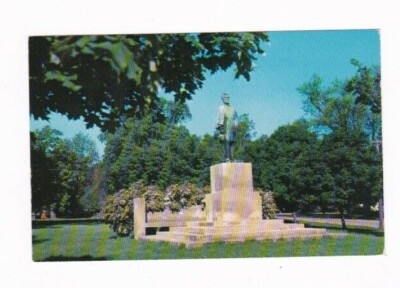 VINTAGE RENSSELAER, INDIANA, GENERAL MILROY MONUMENT POST CARD 1960 | eBay