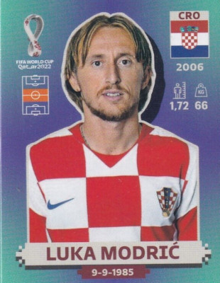 Panini Qatar World Cup Sticker 2022 Nr. CRO 13 Luka Modric | eBay