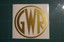 GWR Great Western Railway shirtbutton totem logo - vinyl decal sticker ...