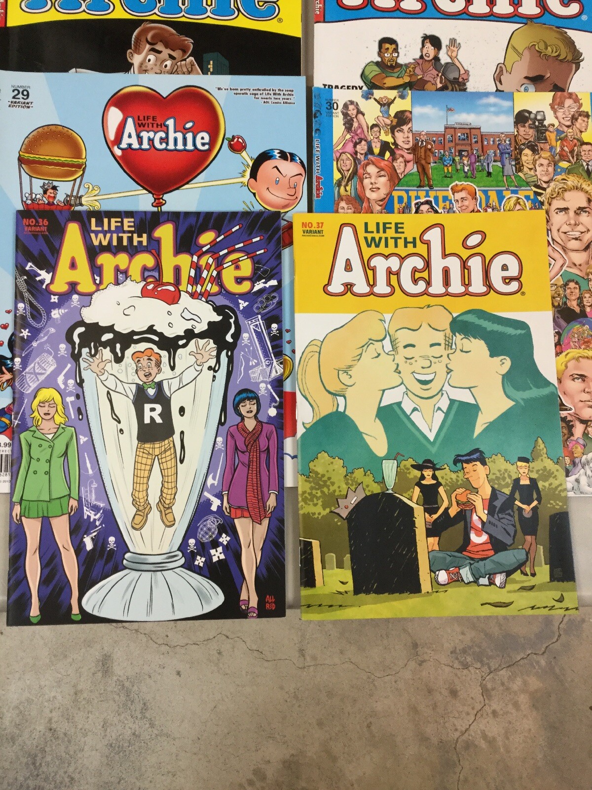 Life With Archie 1-37 Complete Set Magazine Size & More Archie Comics ...