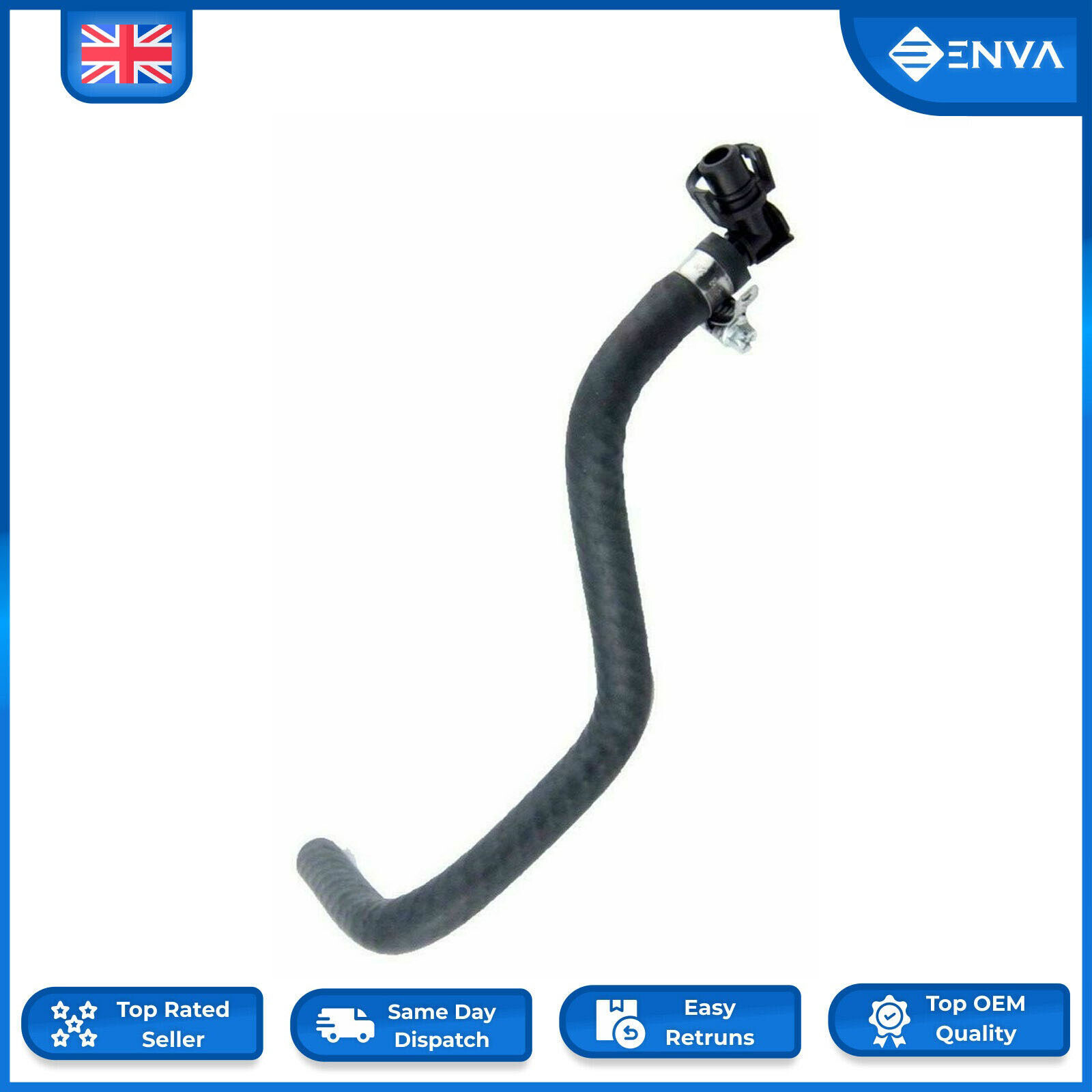 Radiator Hose-Expansion Tank to Throttle Body For Vauxhall Opel Corsa D ...