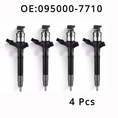 4Pcs Common Rail Injector 2367051030 095000-7710 For Toyota 1VD-FTV 5 ...