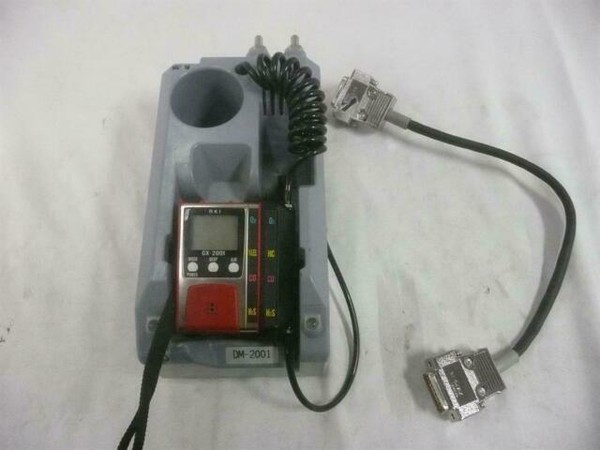 RKI Gx-2001 Confined Space Gas Monitor Rp6 Hand Pump Air Sampler Tester ...